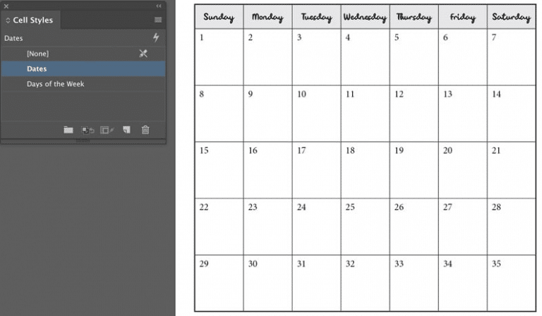 Hướng dẫn thiết kế lịch trong InDesign - Cùng tìm hiểu nhé