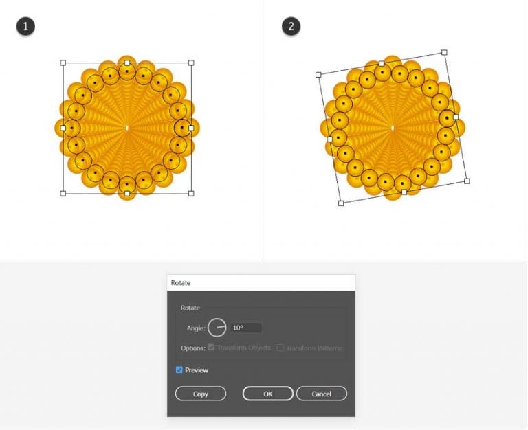 Thiết Kế Bông Hoa đơn Giản Trong Adobe Illustrator